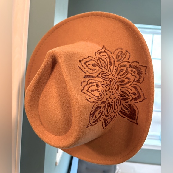 Accessories | Custom Made Hand Burned Cowboy Hat | Poshmark